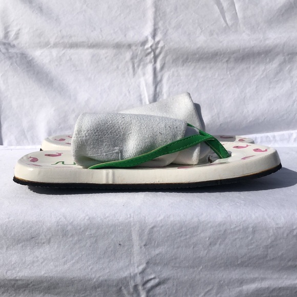 Sugar | Shoes | Vintage 998 Sugar Floaties Flipflops White With Pink ...